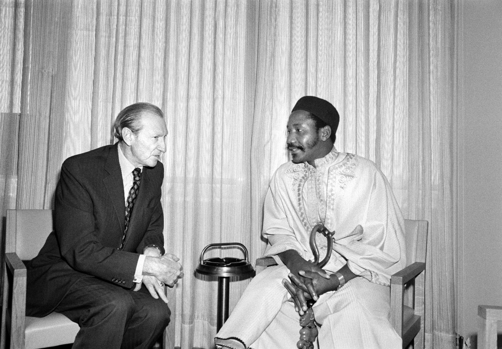 Brigadier Joseph N. Garba, Commissioner for External Affairs of Nigeria ...